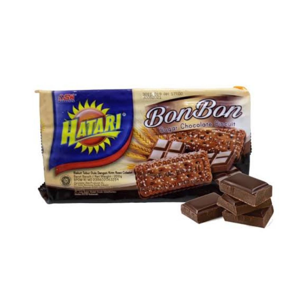 Jual Hatari BonBon Sugar Chocolate Biscuit 190 g | Shopee Indonesia