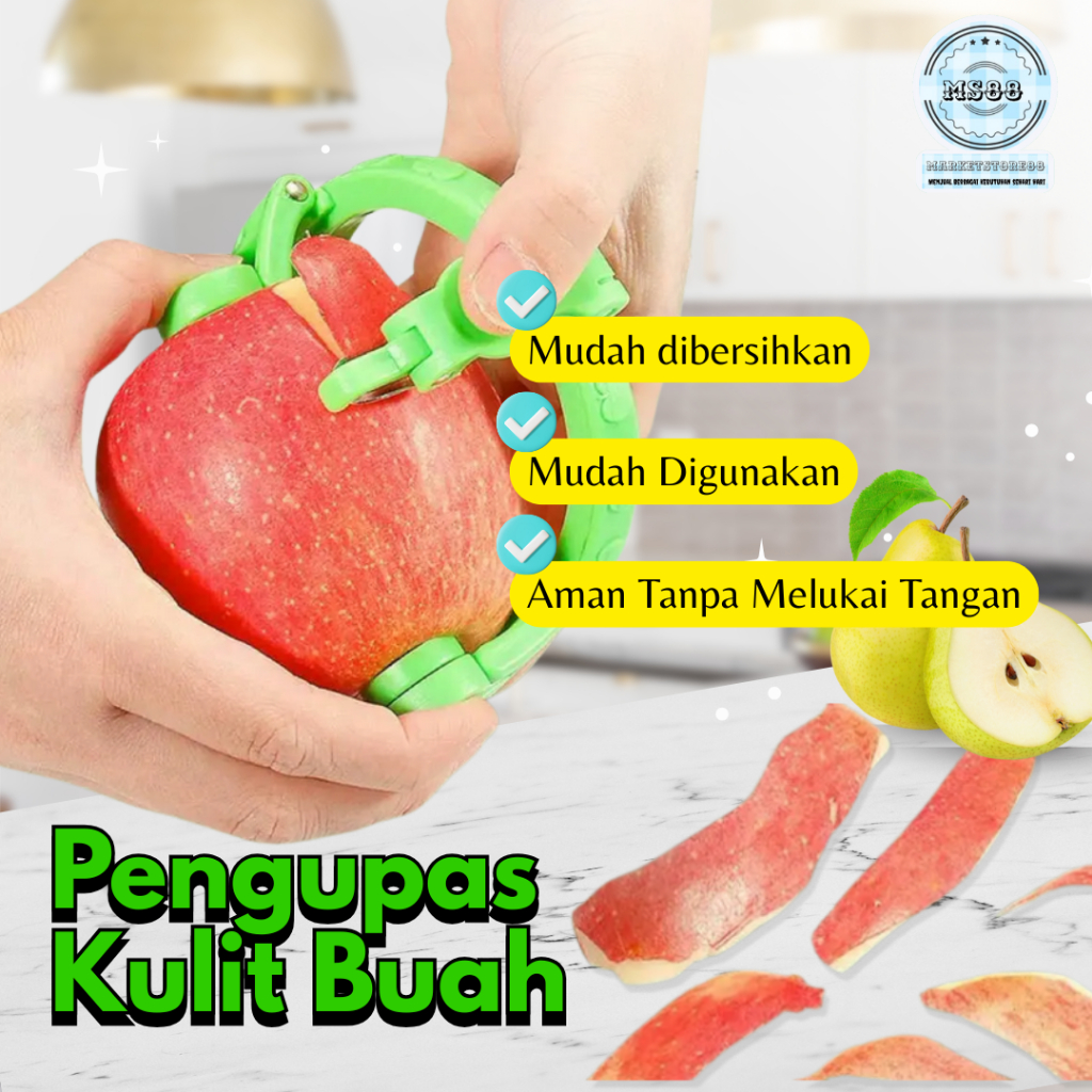 Jual Pengupas Kulit Buah Apel Pir /Pengupas Apel /Apple Peeler/Alat ...