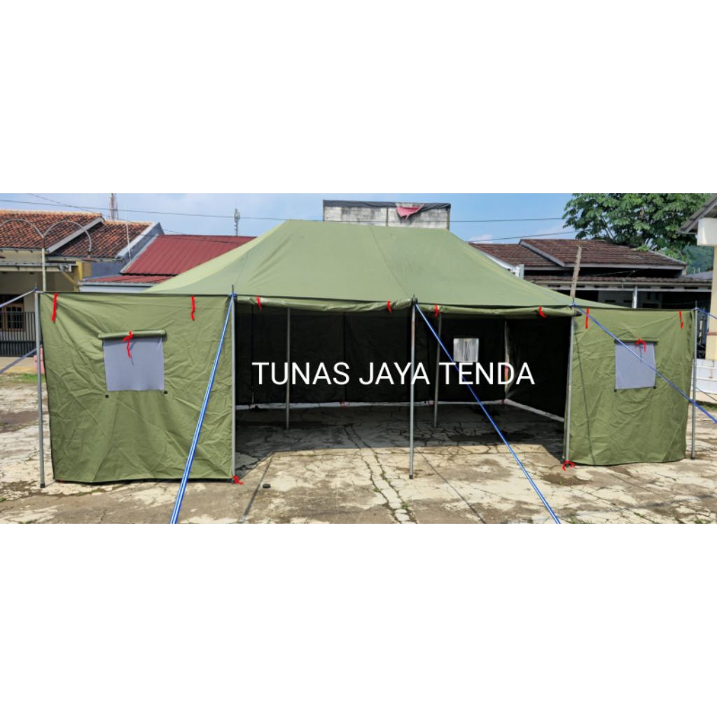 Jual TENDA PLETON BARAK KOMANDO 4X6 STANDAR TNI BAHAN PREMIUM TERBAIK ...