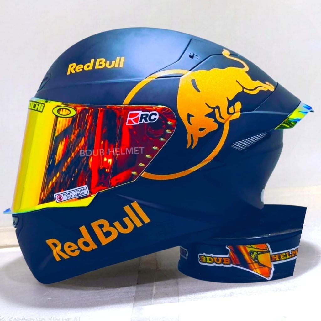 Jual Helm full face TTC | TT COURSE kbr isles black dof paket ganteng ...