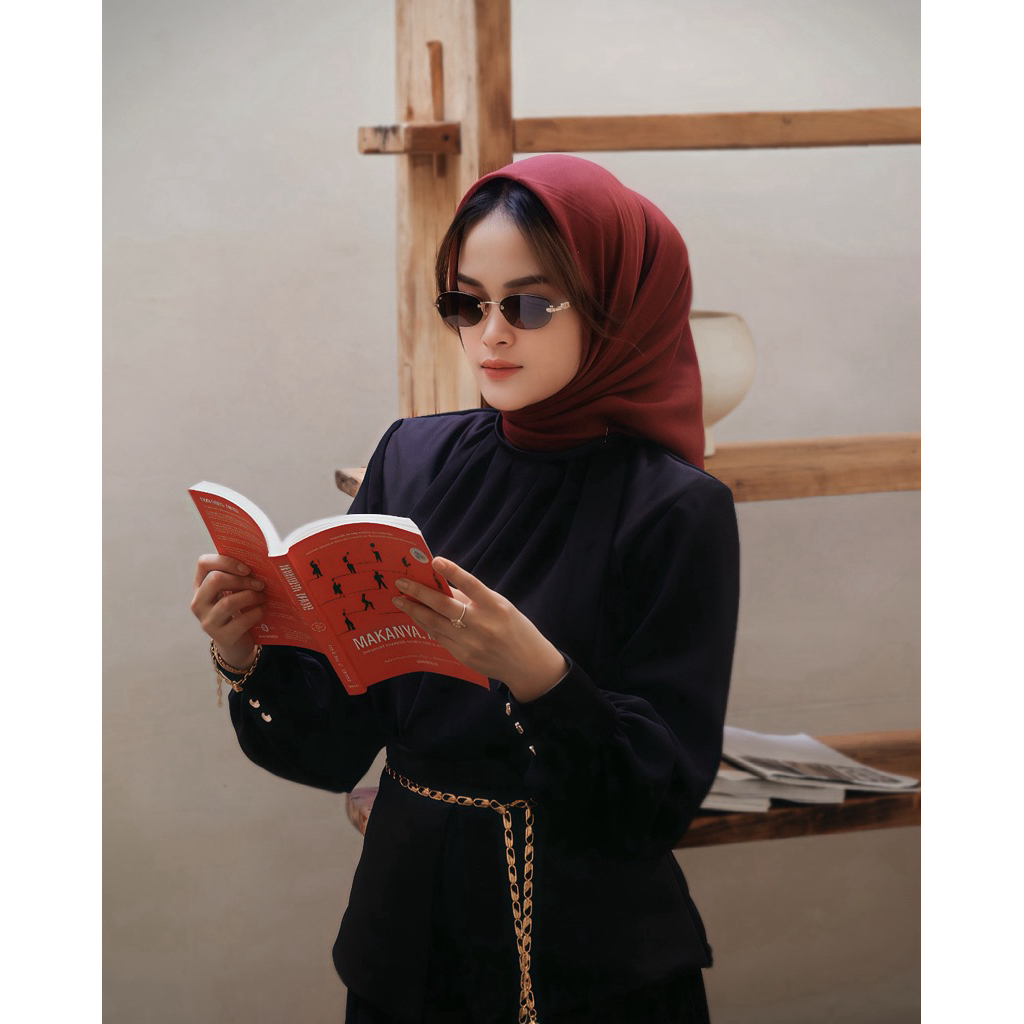 Jual Hijab Paris Jadul Plain Premium | Hijab Segi Empat Polos | Hijab ...