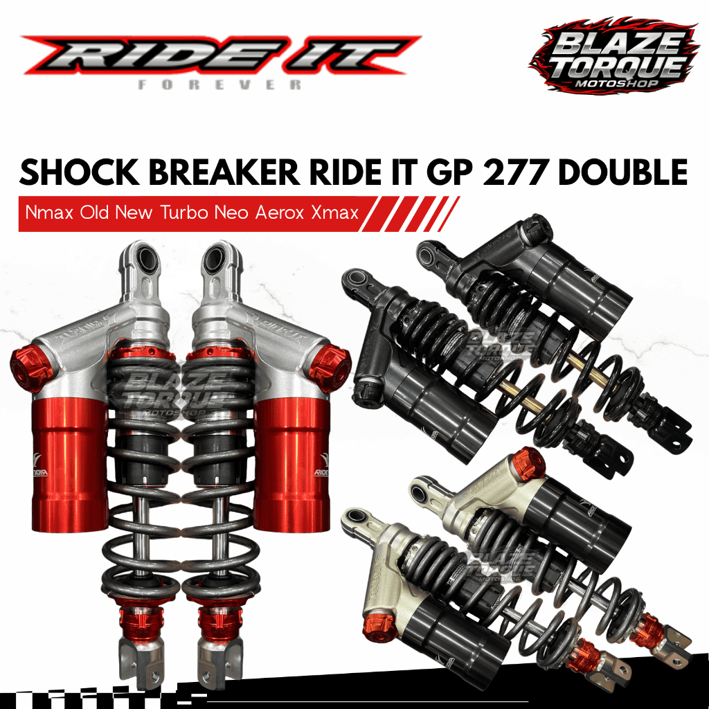 Jual Shock Breaker Original Ride It GP 277 310mm 330mm Double Click ...