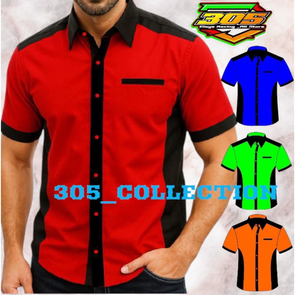 Jual kemeja seragam ZL kerja kantor promosi komunitas lapangan pria ...