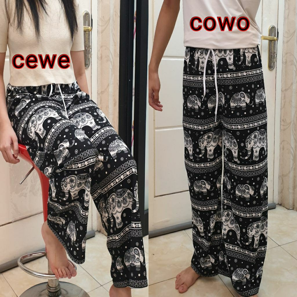 Jual celana panjang model kulot cowo dan cewe bisa pakai ukuran Dewasa ...
