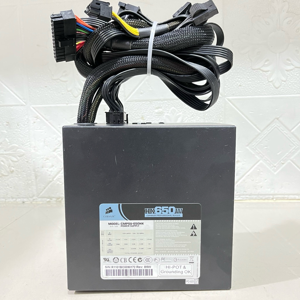 Jual VGA GAMING CORSAIR HX650W 80+ BRONZE MODULAR V2 | Shopee Indonesia