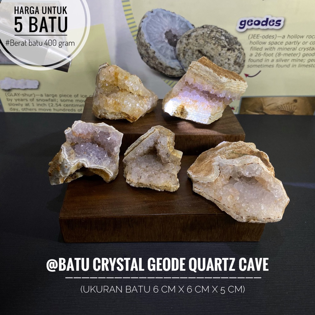 Jual Batu Crystal Geode Quartz Cave L35 atau Batu Kristal Quartz atau ...
