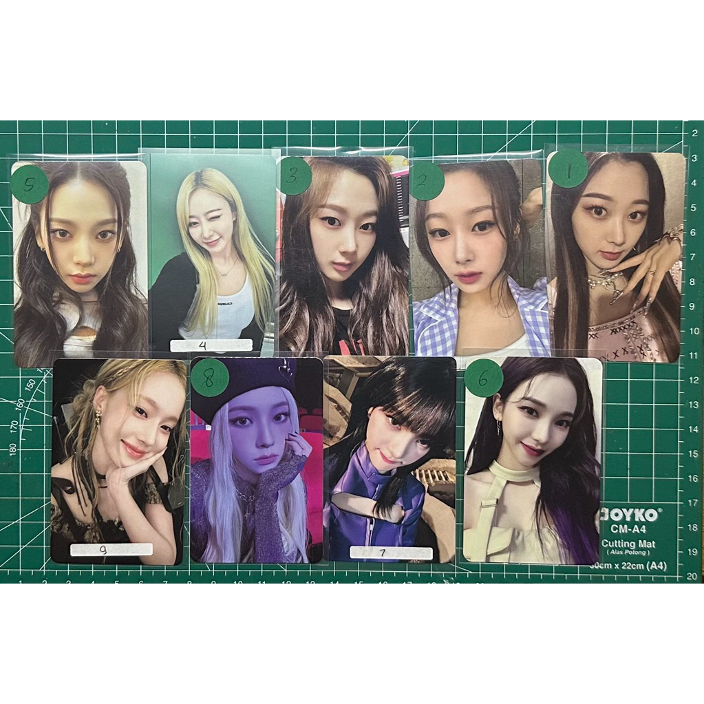 Jual pc photocard aespa karina giselle winter official album my world poster version photobook ...