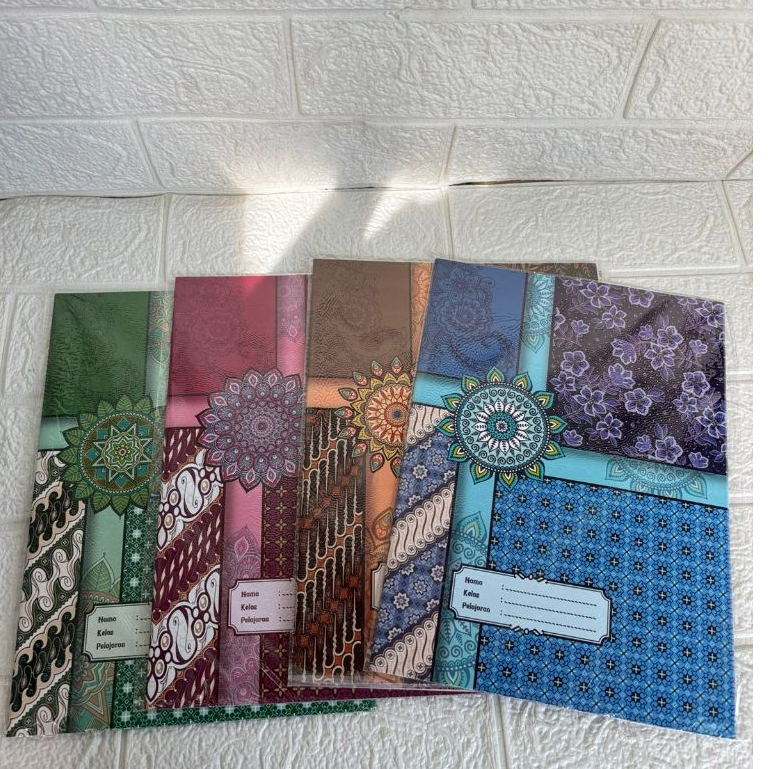 Jual Sampul Buku Motif Batik Ukuran Kwarto Isi 10 Lembar | Shopee Indonesia