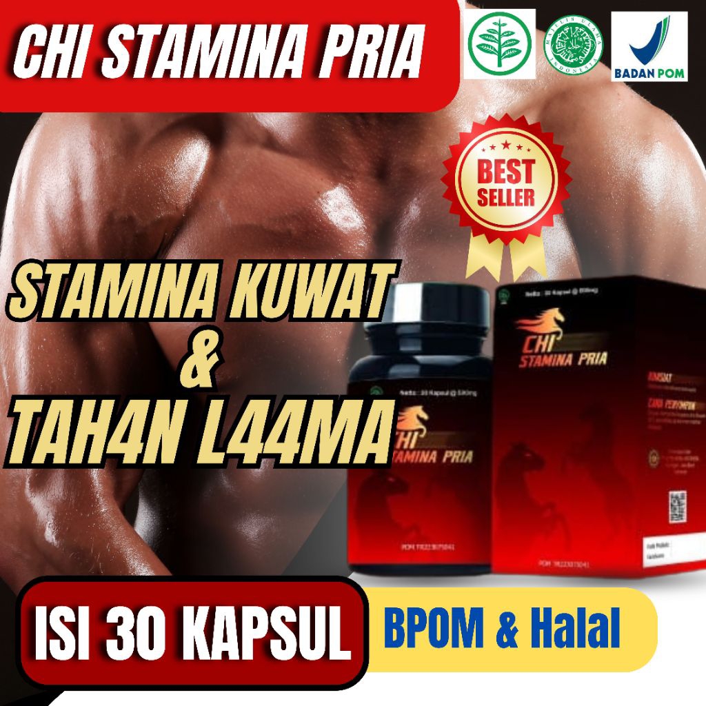 Jual CHI STAMINA Suplemen Herbal Pria | Daya Tahan Lebih Lama, Rasa ...