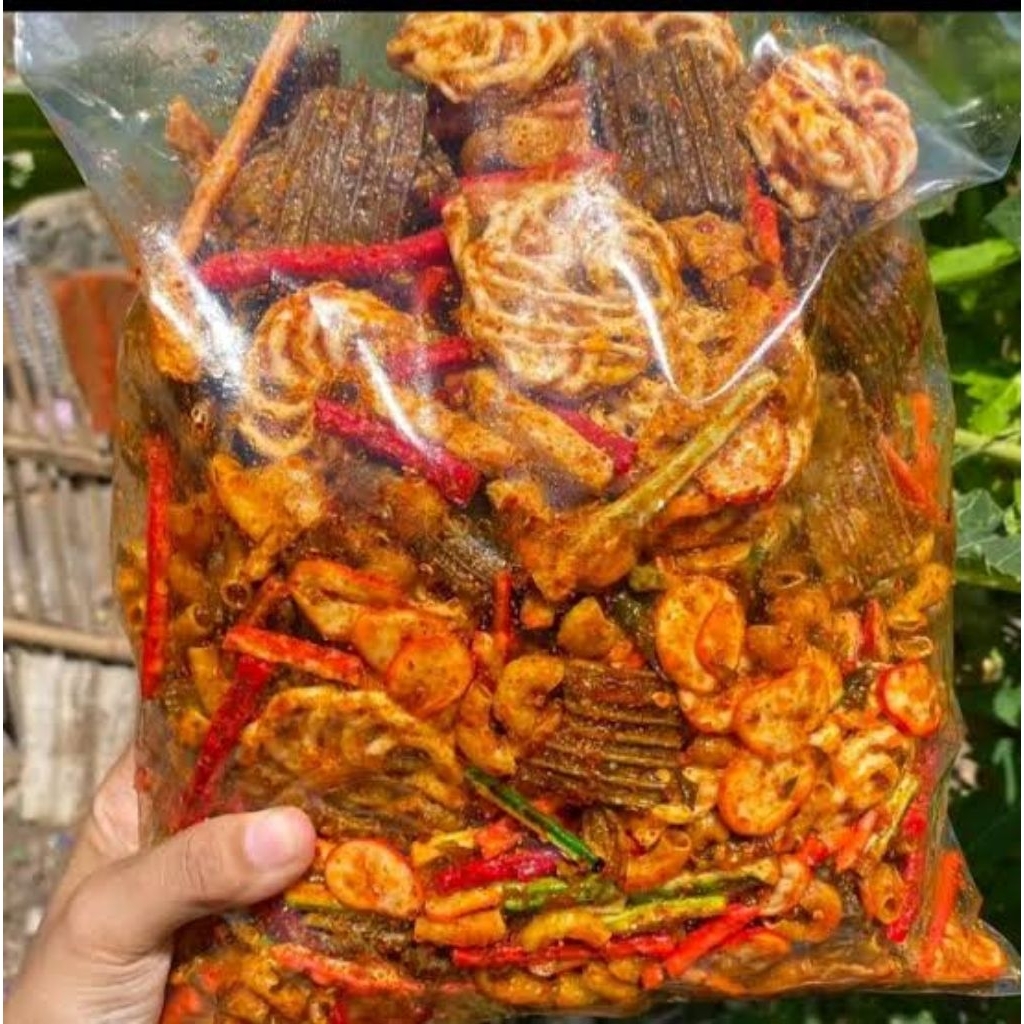 Jual [SEBLAK PEDAS DAUN JERUK MIX] Seblak mix seblak beton basreng ...