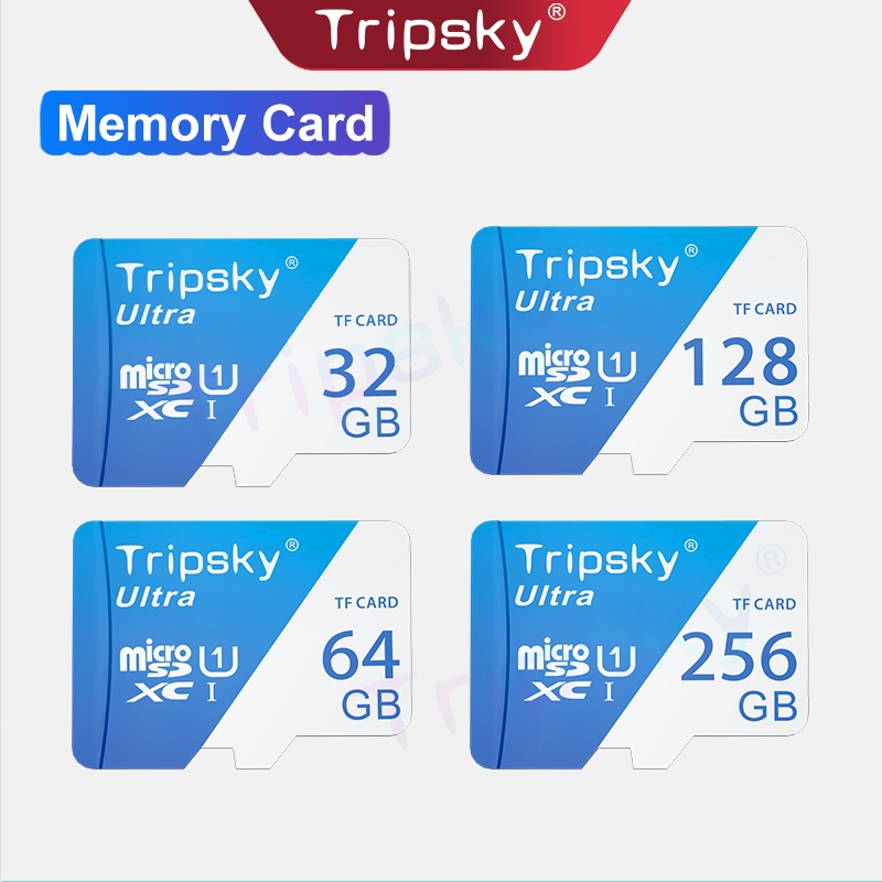 Jual Tripsky Memory Card Kartu Memori 32GB/64GB/128GB/256GB Micro SD ...