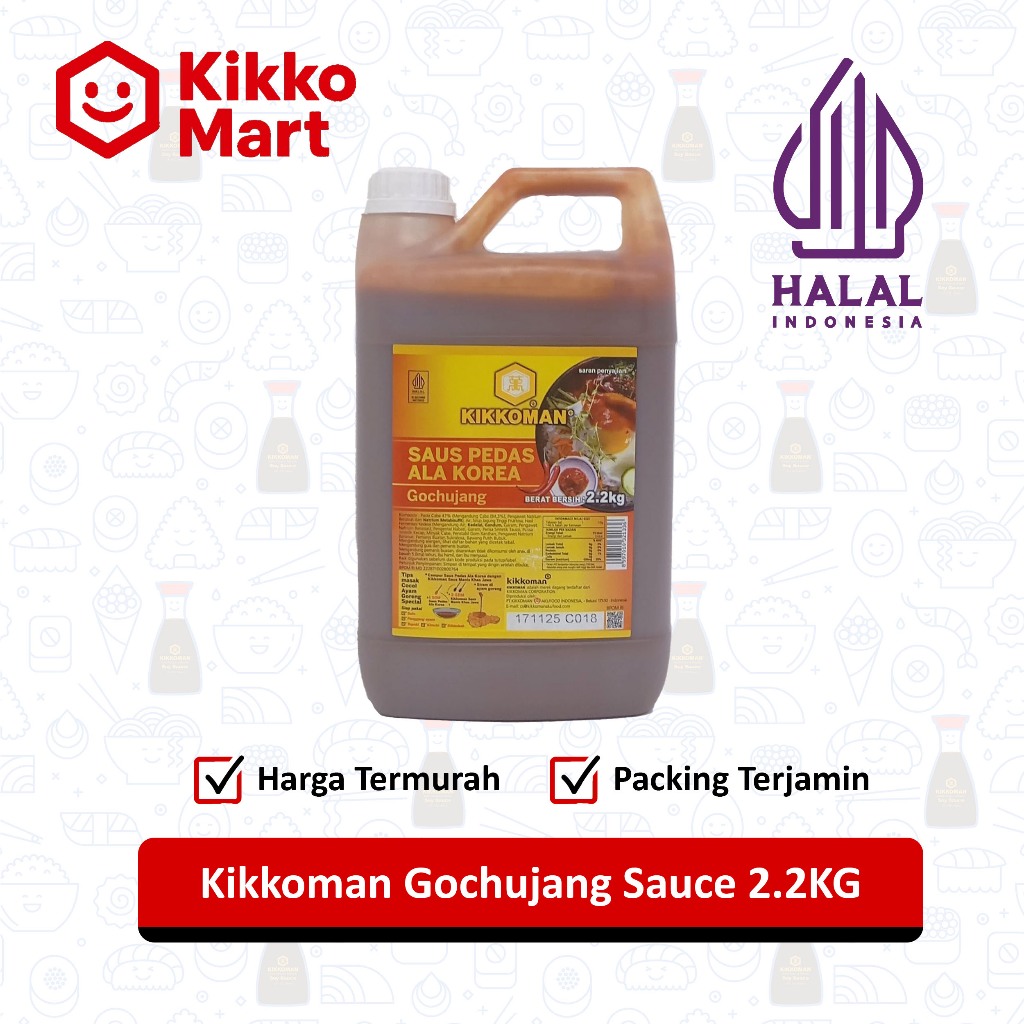 Jual Kikkoman Gochujang Halal 2L / 2.2KG – Saus Pedas Manis Ala Korea ...