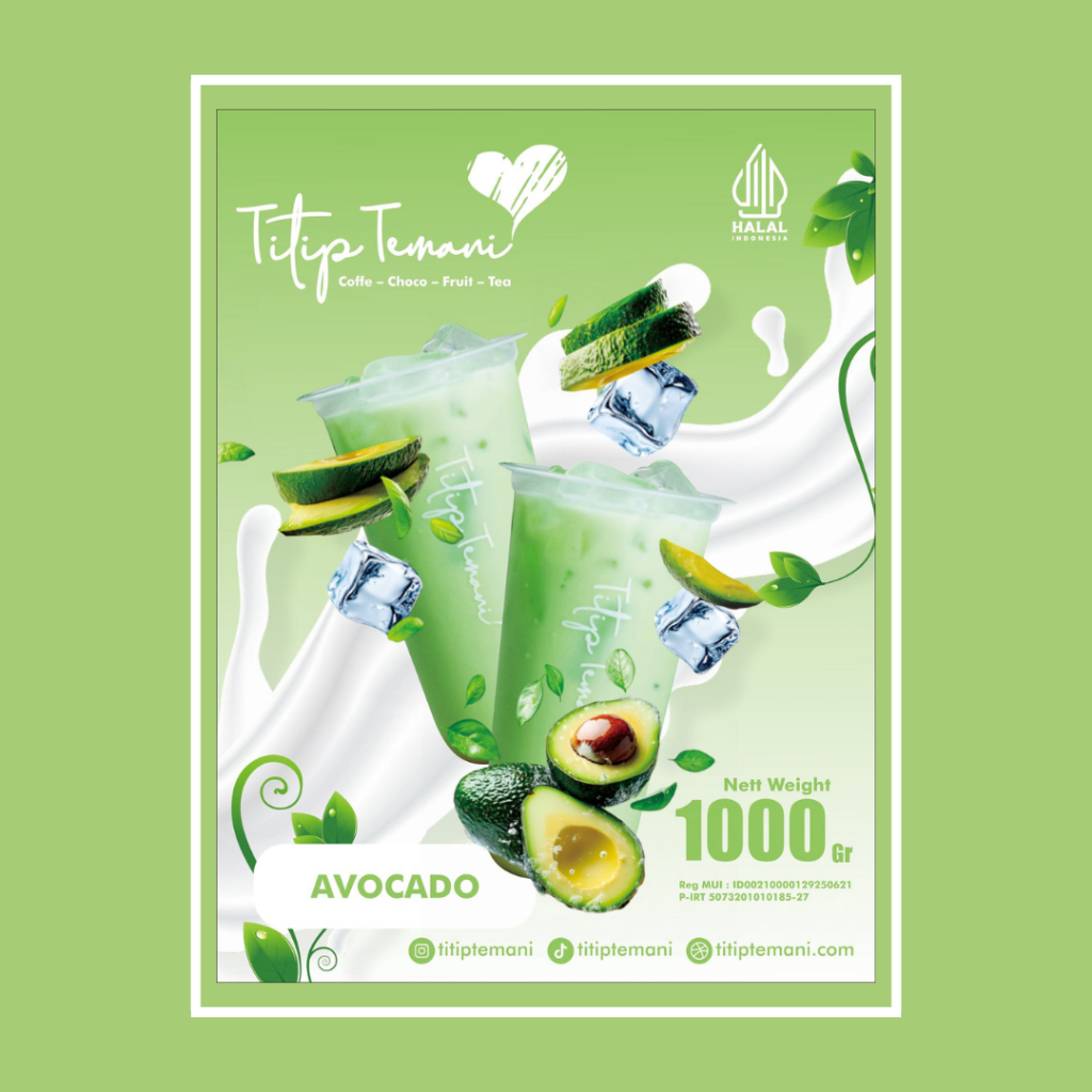 Jual Titip Temani Minuman Bubuk Mix Avocado 500 gr - 1000 gr | Shopee ...