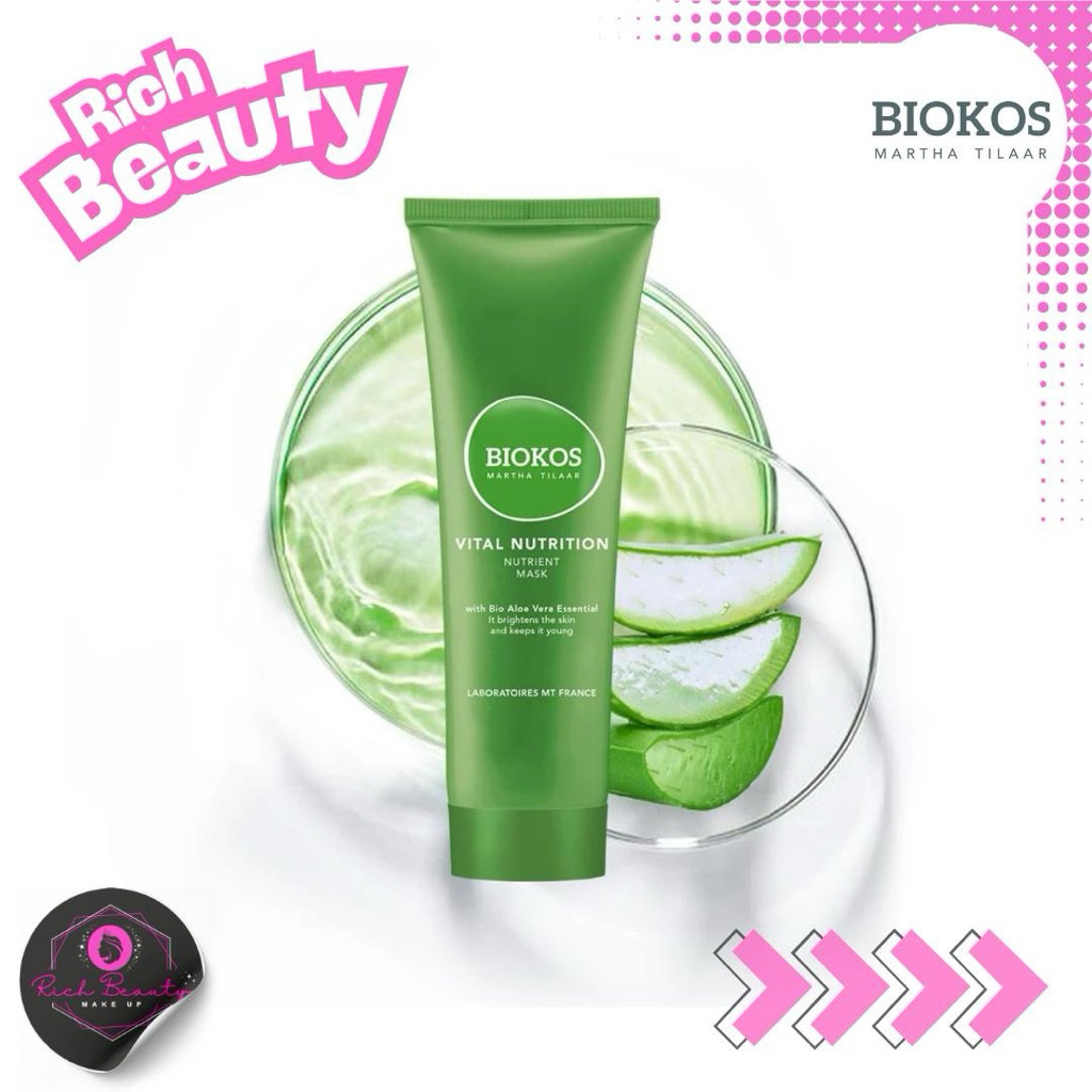 Jual BIOKOS VITAL NUTRITION NUTRIENT MASK 90G | Shopee Indonesia