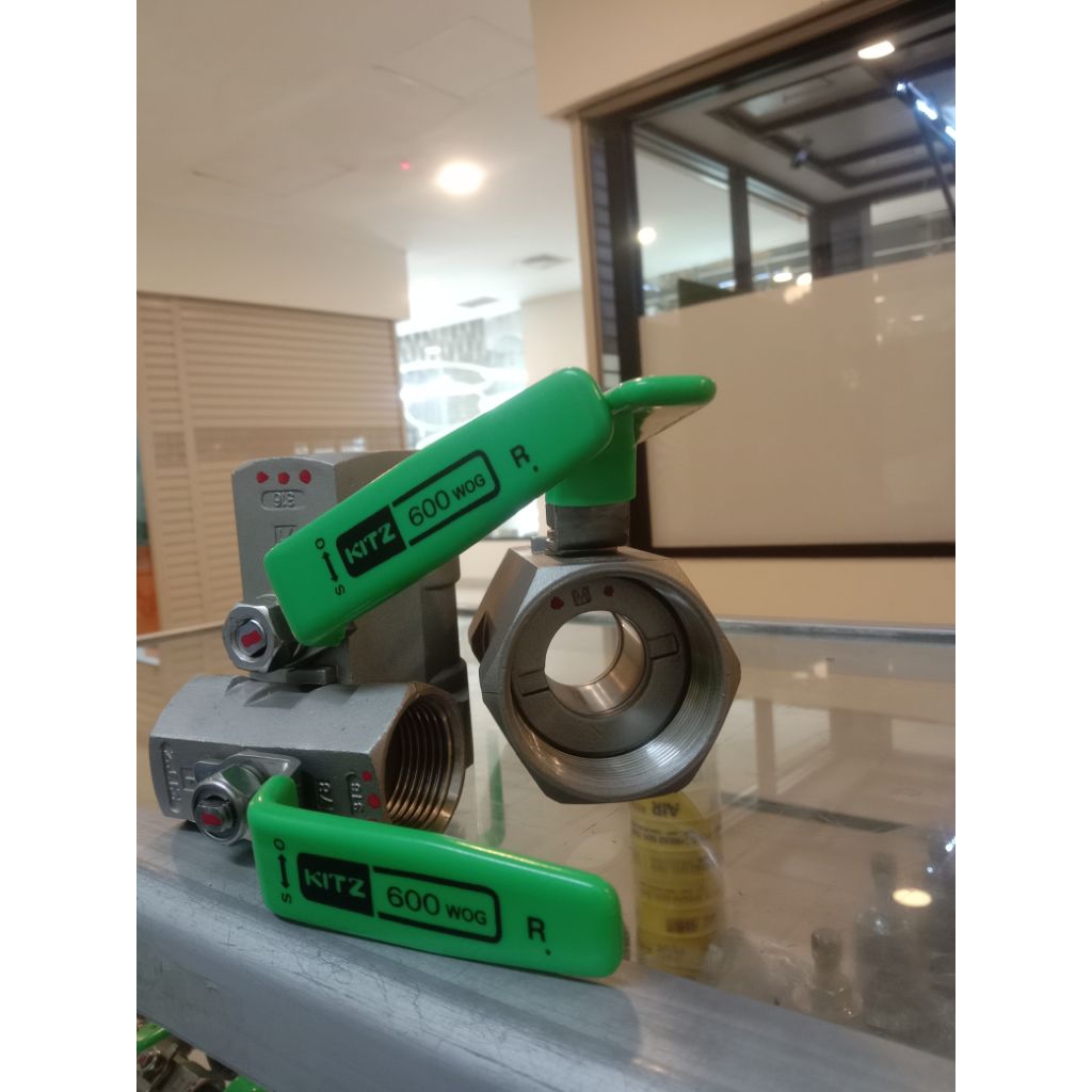 Jual ball valve kitz stainless 316 1 inch 600 wog | Shopee Indonesia