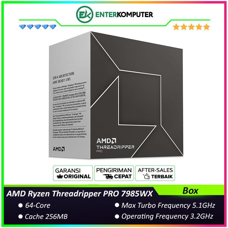 Jual AMD Ryzen Threadripper PRO 7985WX 3.2GHz Up To 5.1GHz Cache 256MB ...