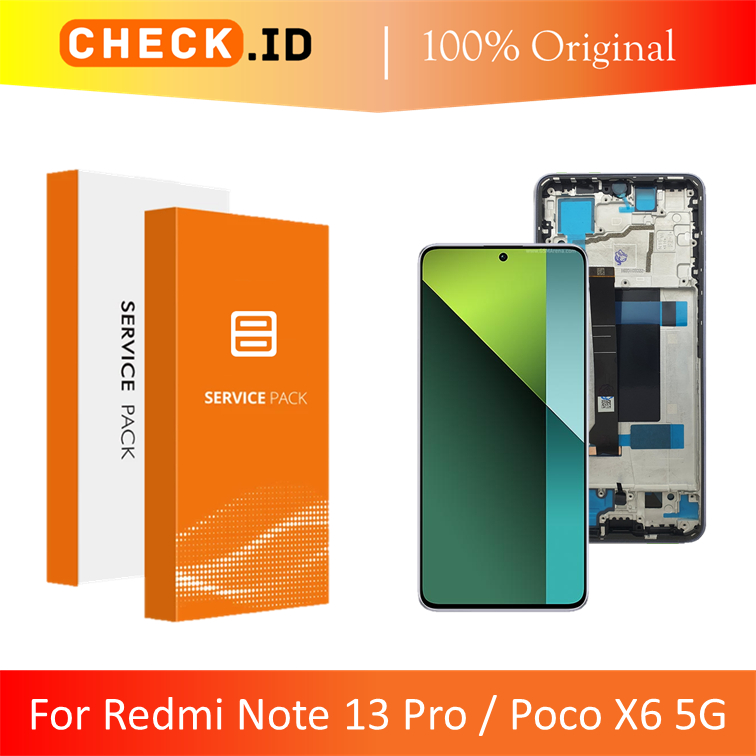 Jual [ CHECK.ID ] AMOLED LCD + FRAME XIAOMI REDMI NOTE 13 PRO 5G / POCO ...