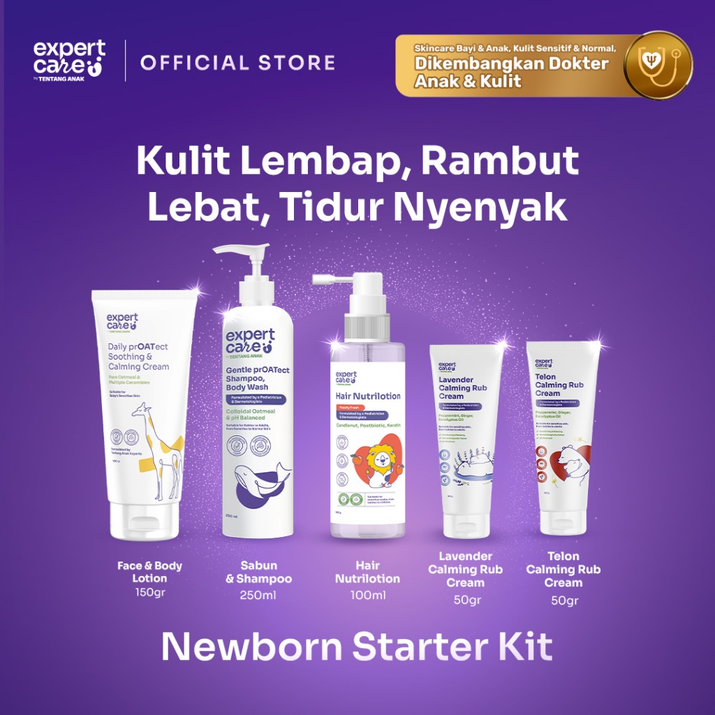 Jual Paket Skincare Anak & Bayi - Expert Care Newborn Starter Kit Face ...
