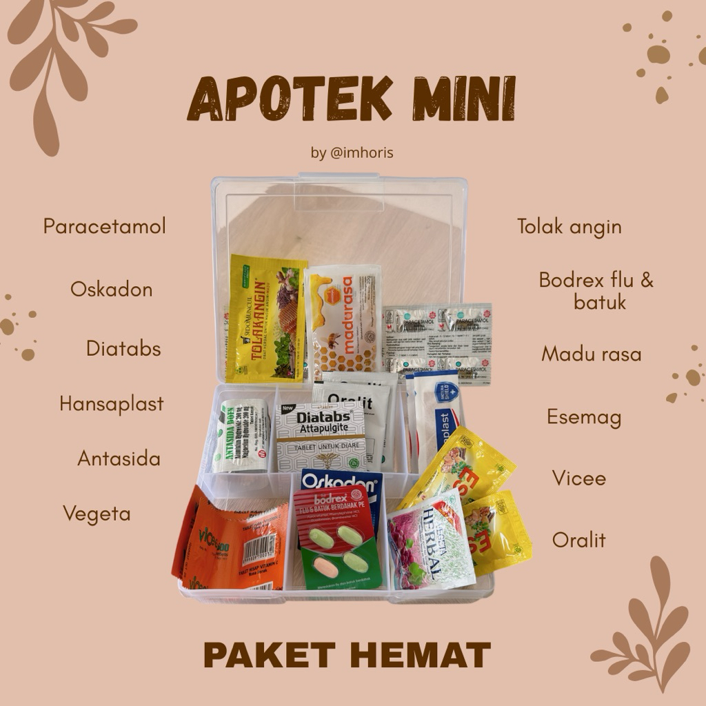 Jual PAKET HEMAT || APOTEK MINI | GIFT BOX | Emergency box | Hampers ...