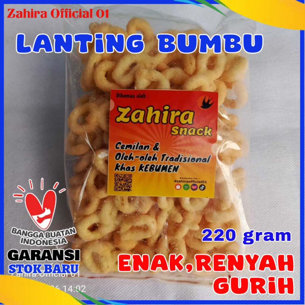 Jual Oleh-oleh Lanting Klanting Singkong Bumbu Khas Kebumen Original ...