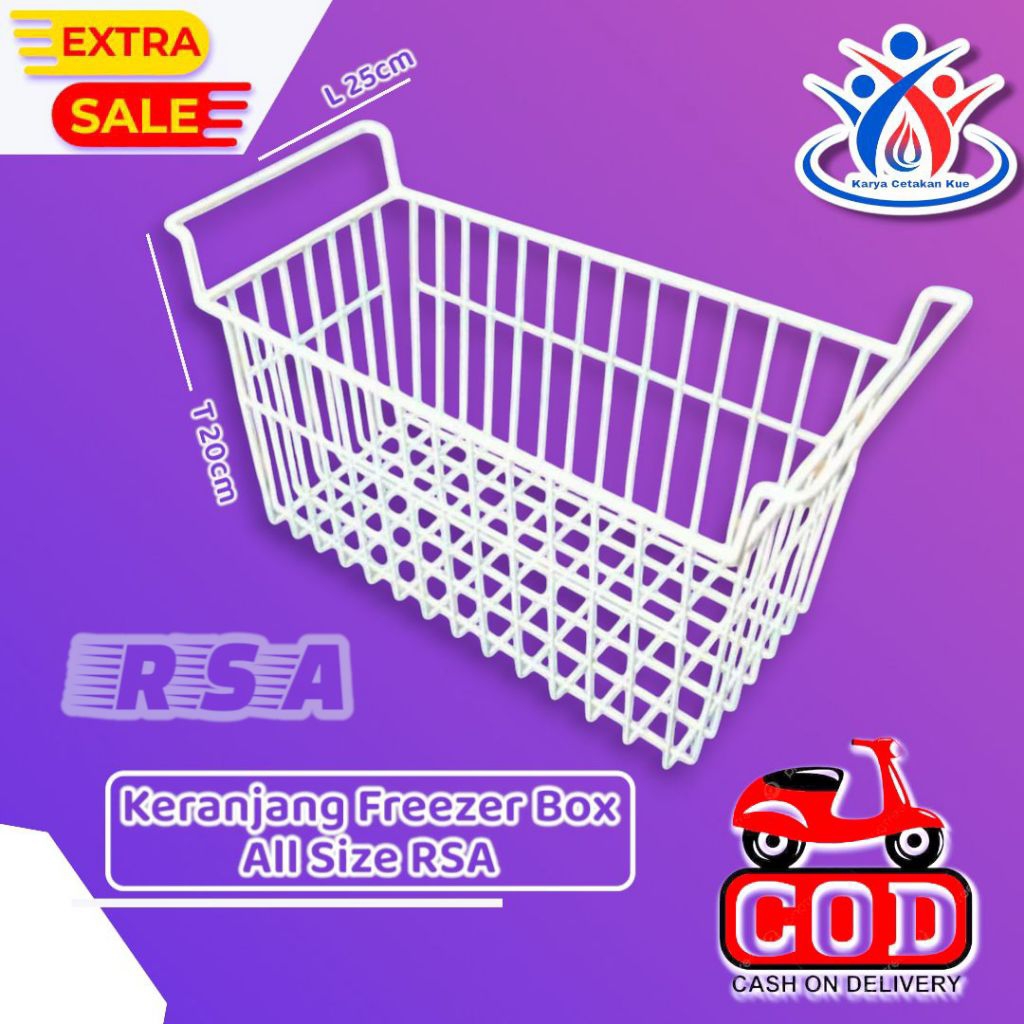 Jual Keranjang Freezer Box Semua Ukuran/Keranjang Es RSA Murah | Shopee ...