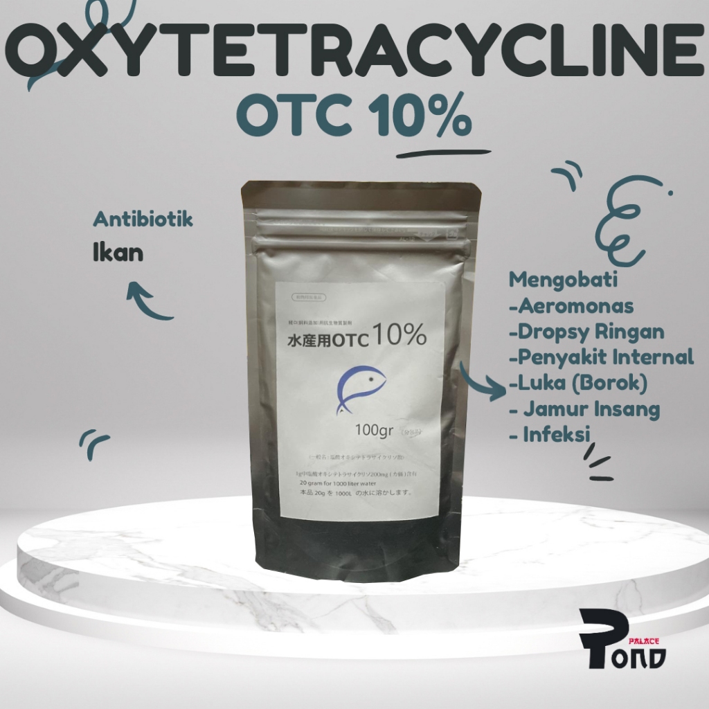 Jual Teramycin Anti Biotik Ikan Koi Obat Teramycin OTC 100 Gram Japan ...