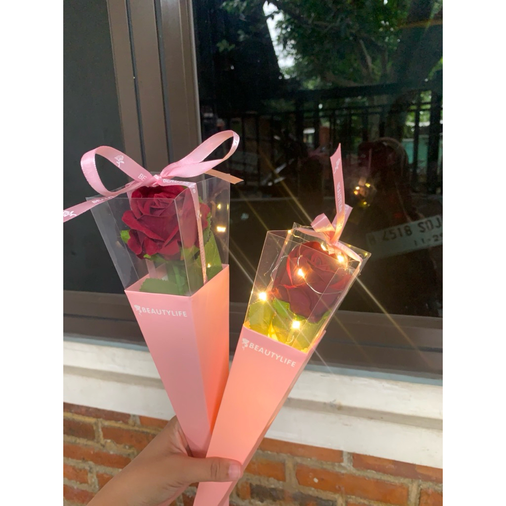 Jual Single Flower Box | Single Rose | Bunga Mawar Satuan | Shopee ...