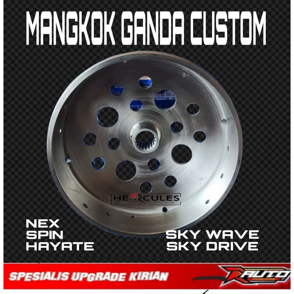 Jual Mangkok ganda custom for skywave spin SkyDrive Hayate original Suzuki | Shopee Indonesia