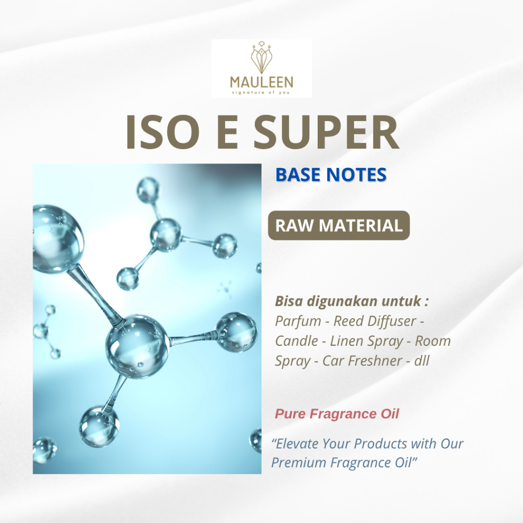 Jual ISO E SUPER - RAW MATERIAL - FRAGRANCE OIL BY MAULEEN STUDIO | Shopee Indonesia