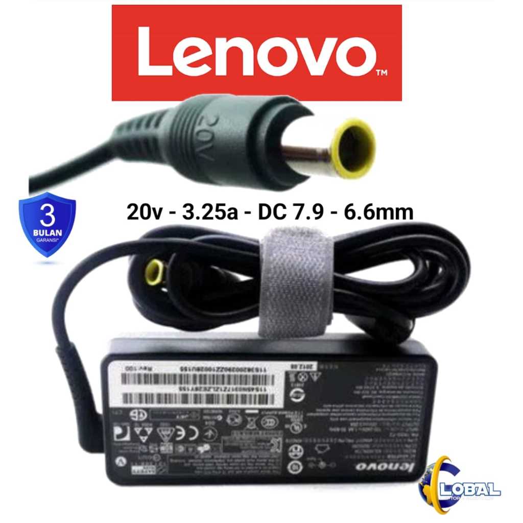 Jual Charger Adaptor Original Lenovo T410 T420 T430 B490 X220 L412 20v ...