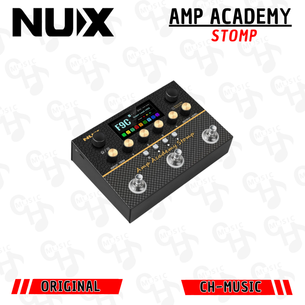 Jual Nux Amp Academy Stomp TSAC-4K Preamp & Power Amp combination Efek ...