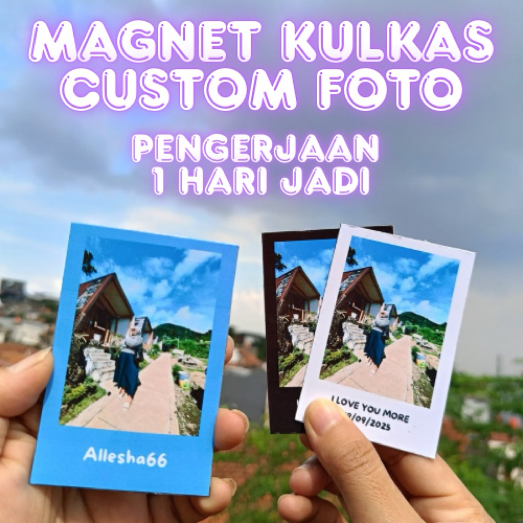 Jual FOTO MAGNET KULKAS MAGNET CUSTOM FOTO MAGNET KULKAS CUSTOM FOTO ...