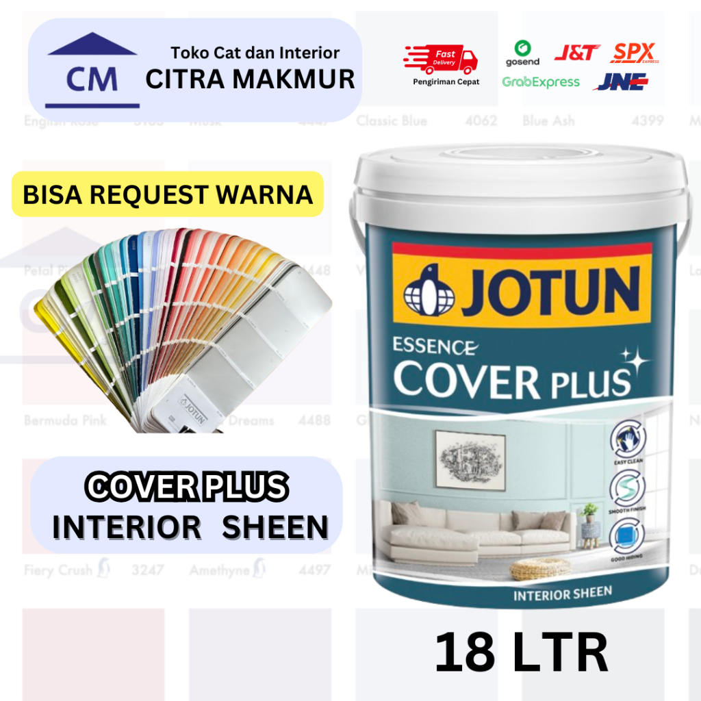 Jual Jotun Essence COVER PLUS - 18 Ltr (Bisa Request dan Custom Warna ...