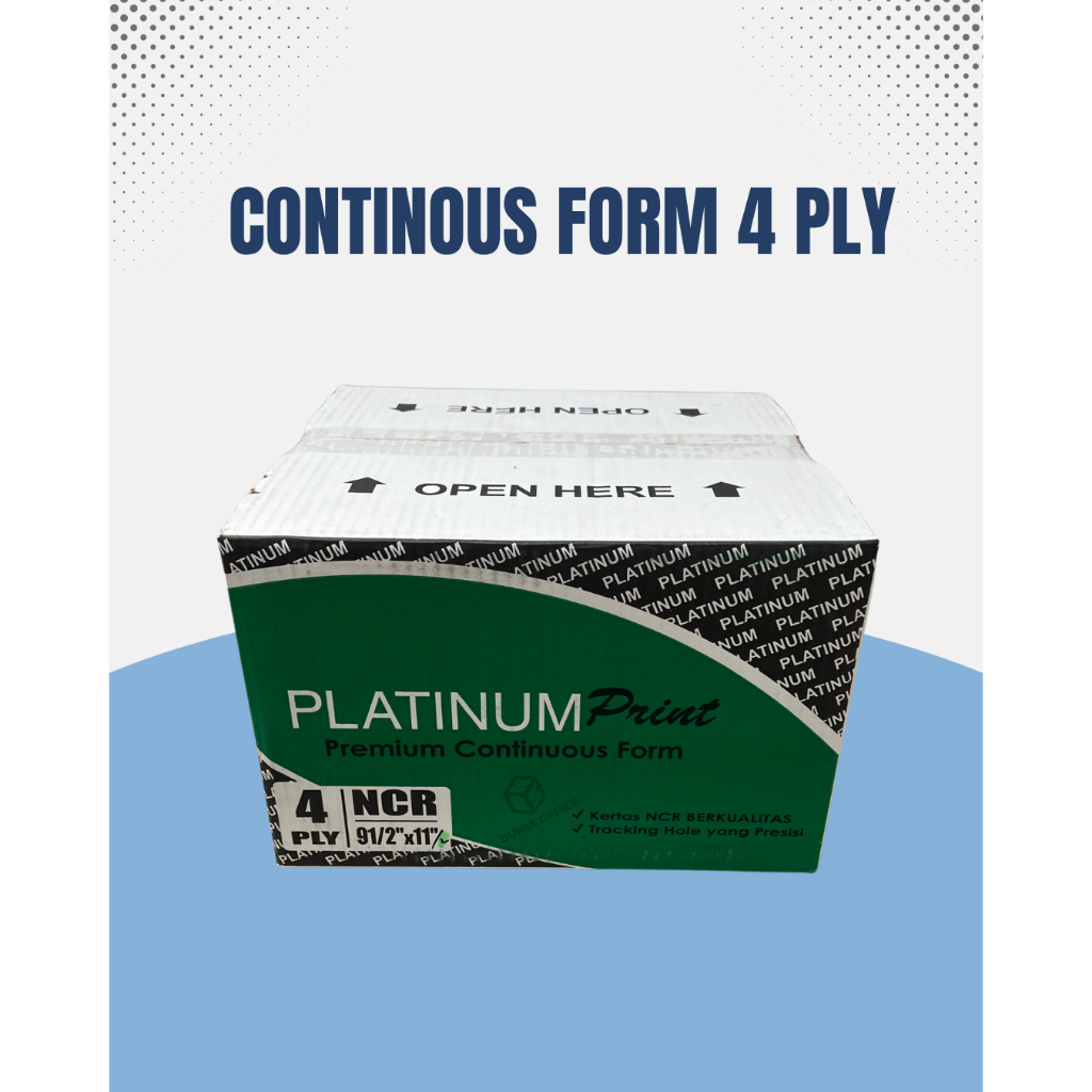 Jual Kertas Faktur / Kertas Continuous Form 4 Ply dan 4 Ply bagi 2 ...