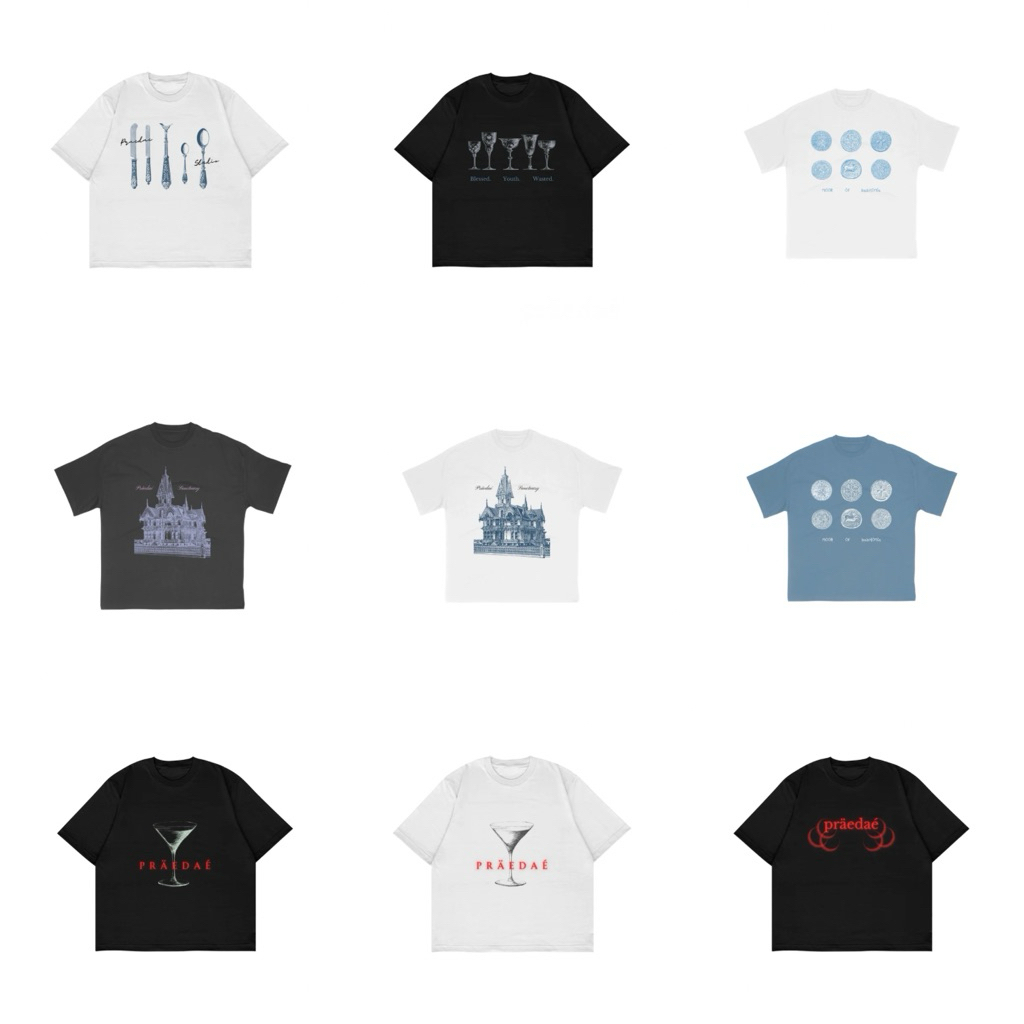 Jual Original 100% Praedae Studio Tshirt Limited Edition No Restock All ...