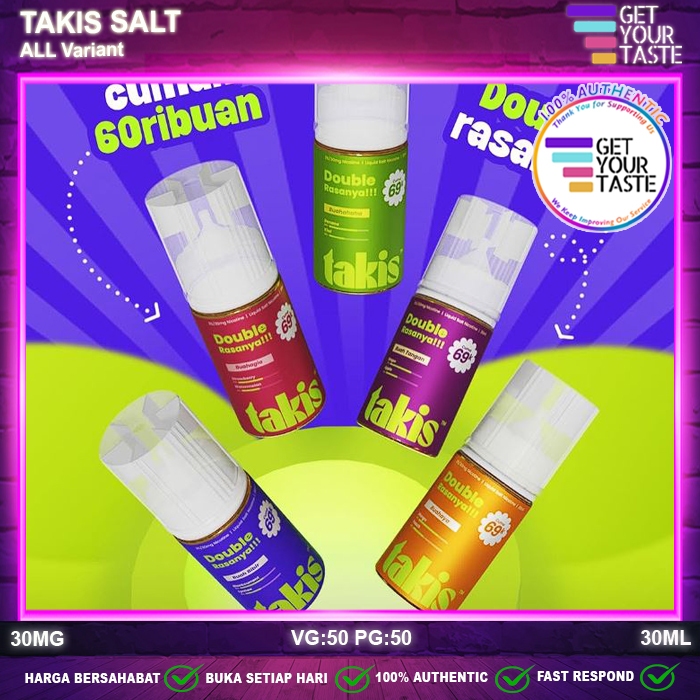 Jual Liquid Takis All Varian Salt Nic 30ML Takis Salt by Takis | Shopee ...