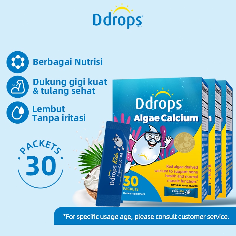 Jual Ddrops Serbuk Kalsium Rumput Laut untuk Anak – Dukung Pertumbuhan ...