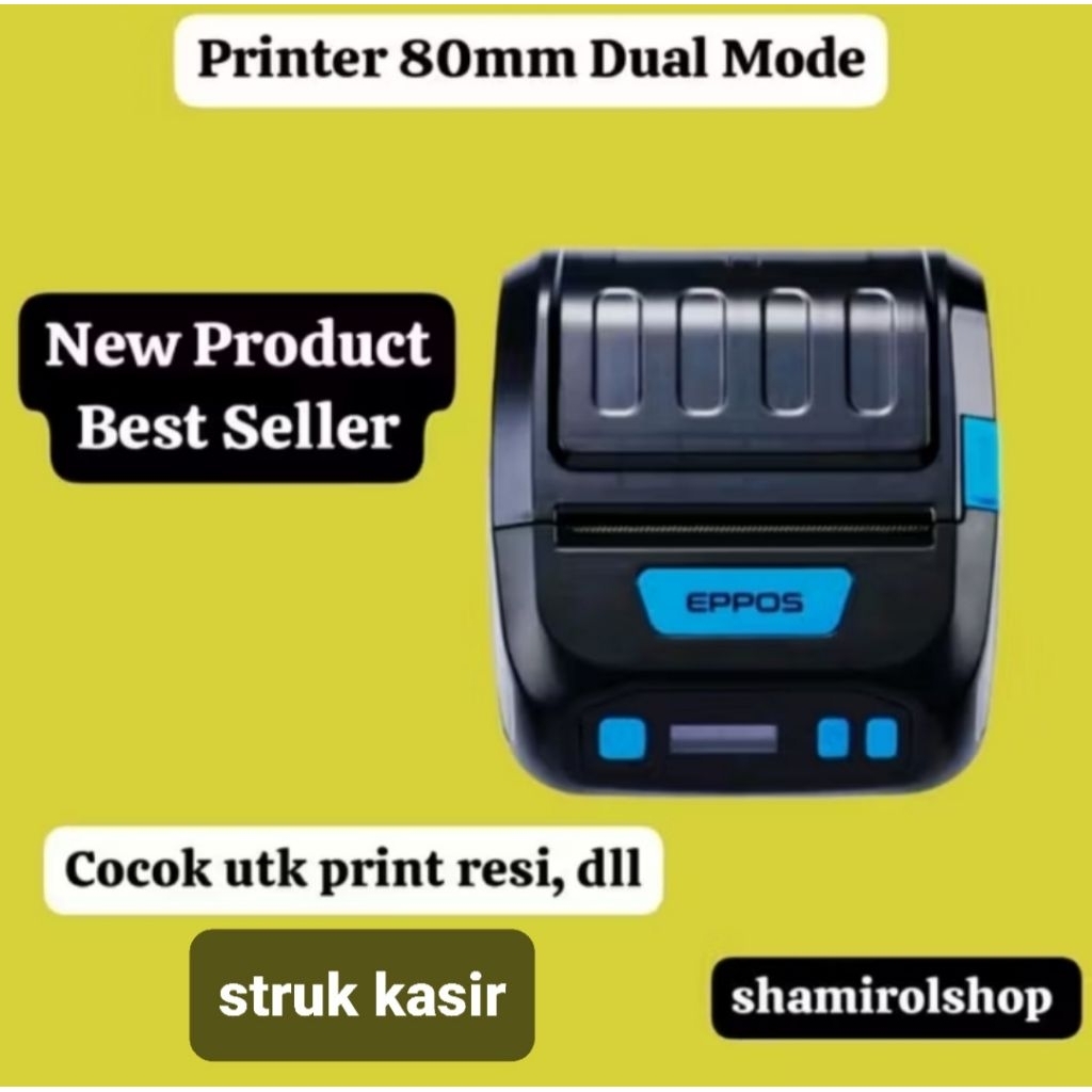 Jual [PROMO] Printer Cetak Resi Label Barcode Thermal EPPOS EP805 (Dual ...