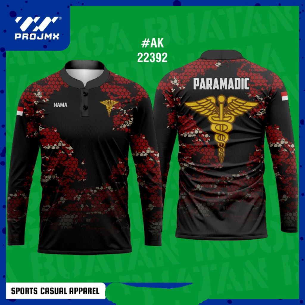 Jual PROJMX - KAOS JERSEY MILITER PARAMADIC ( BISA CUSTOM ) | Shopee ...