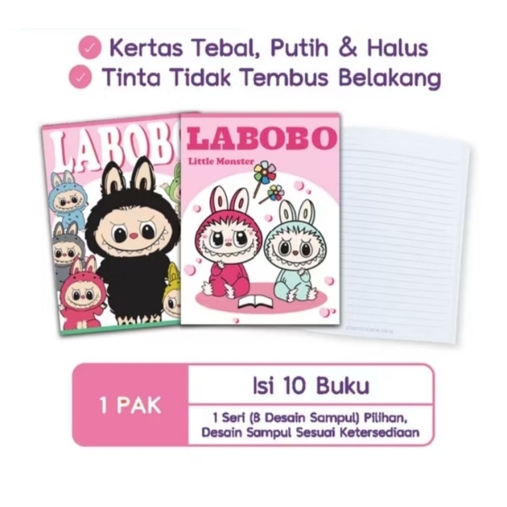 Jual Buku Tulis Labobo 38 lembar ( 1 pak isi 10 buku ) | Shopee Indonesia