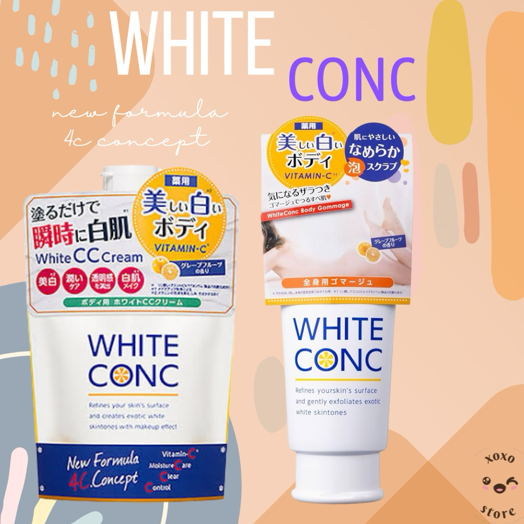 Jual WHITE CONC CC CREAM 200gr | white cc cram | original jepang ...