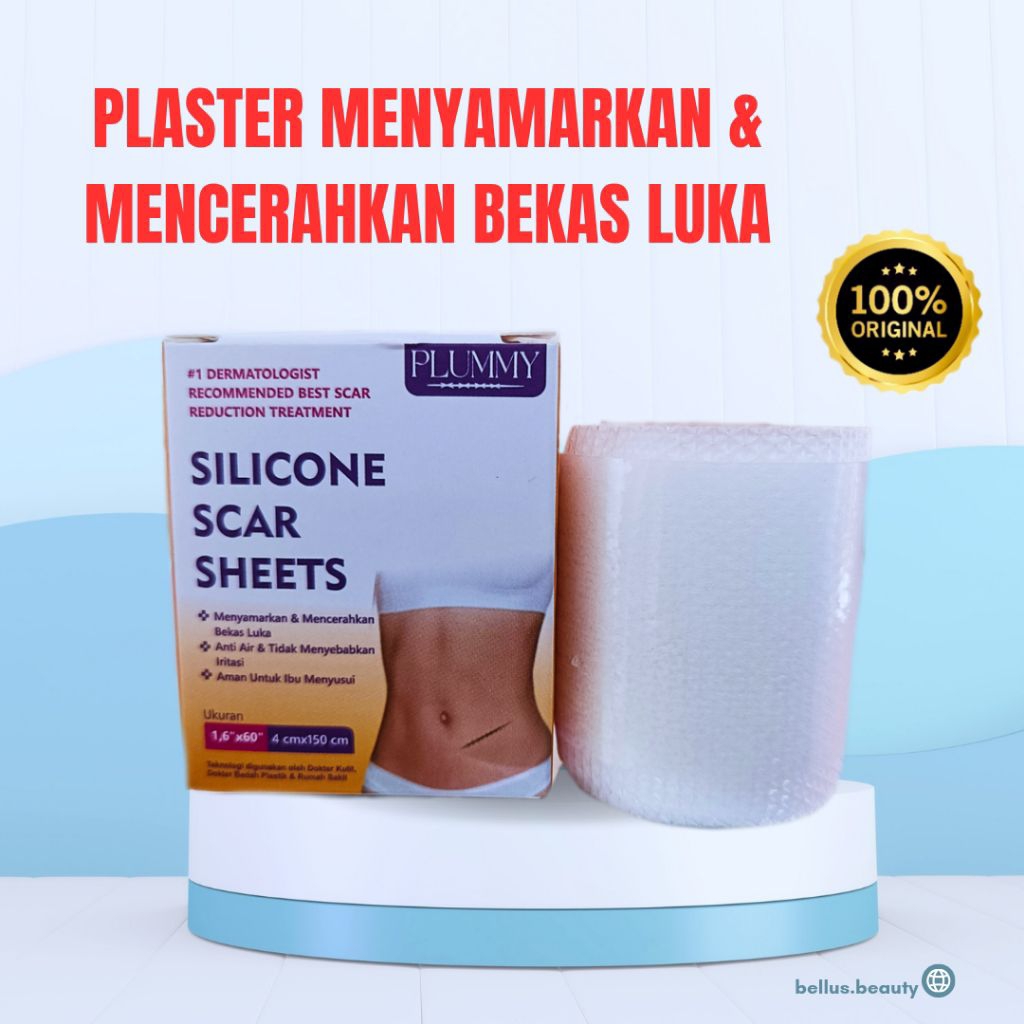 Jual SCAR SHEETS SILICONE PEMUDAR BEKAS LUKA SESAR JAHITAN PLASTER ...