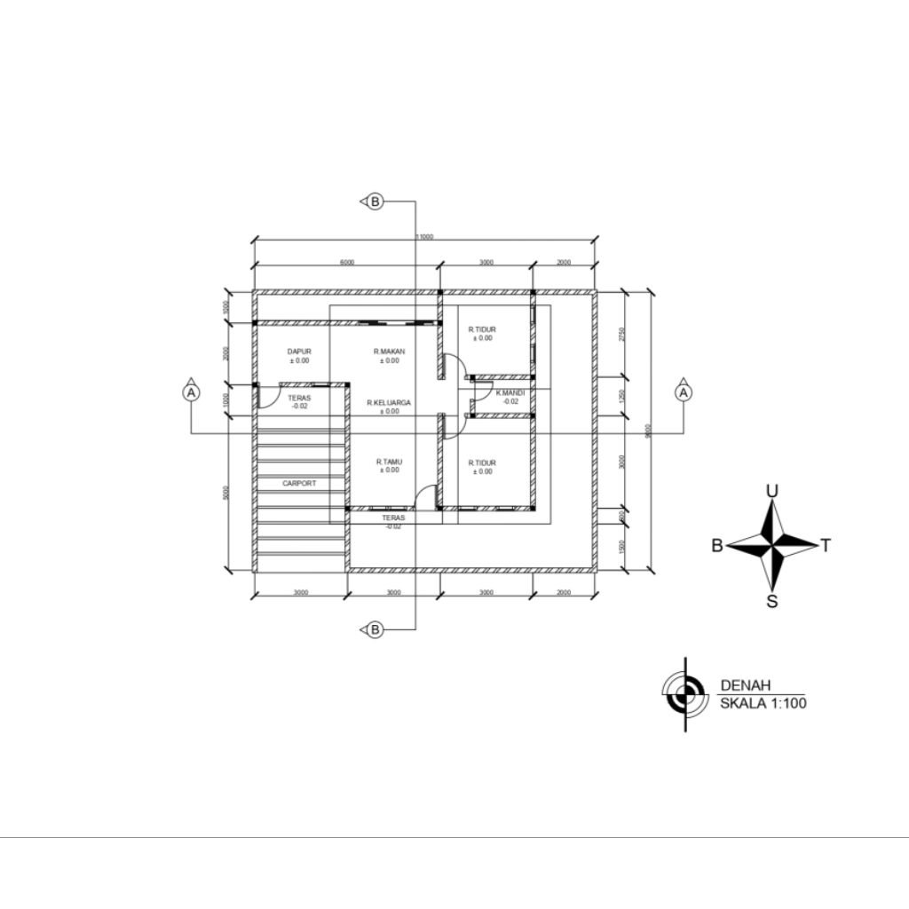 Jual Denah 2D autocad lengkap untuk tugas kuliah | Shopee Indonesia