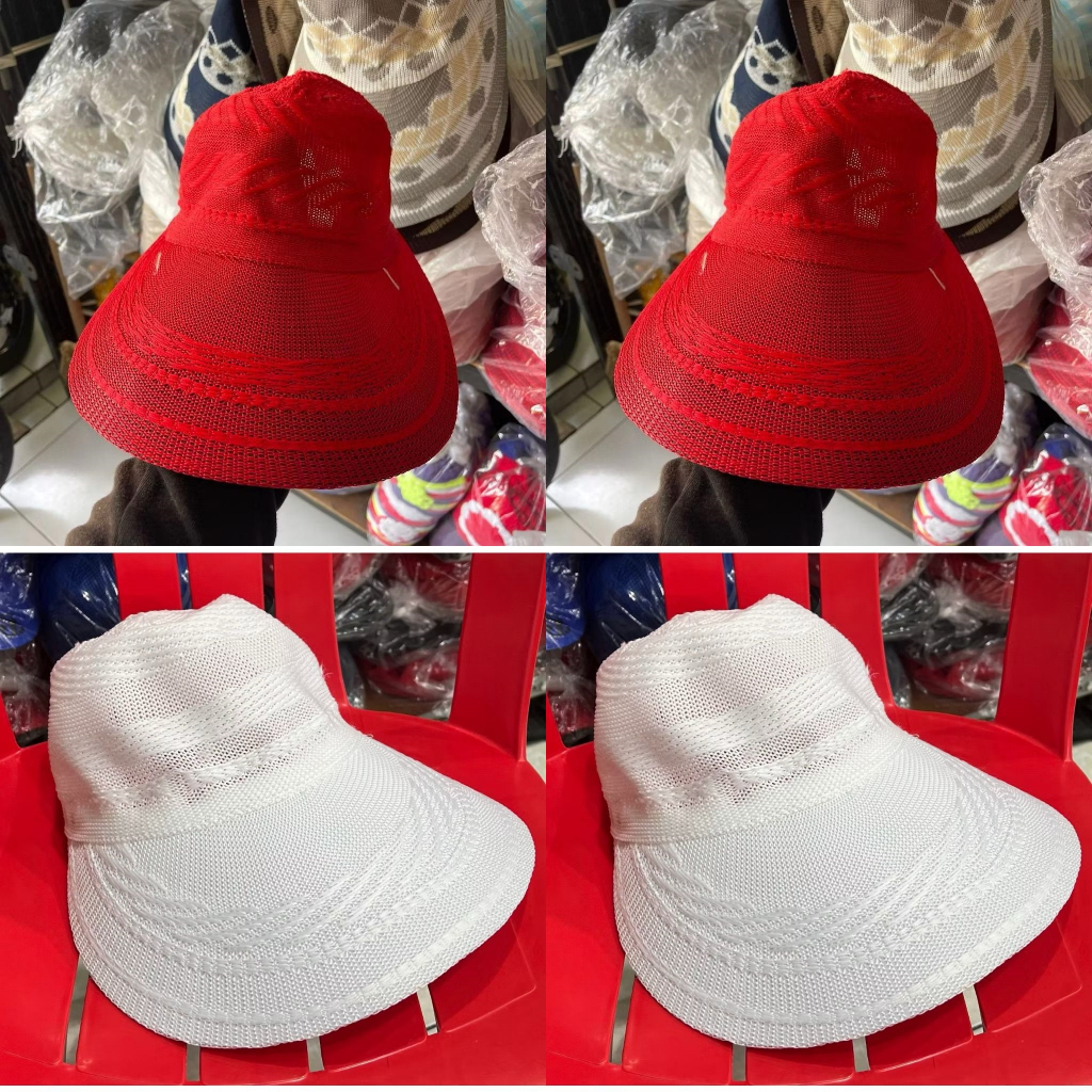 Jual Topi Agustusan kemerdekaan Indonesia - Topi caddy rajut visor ...