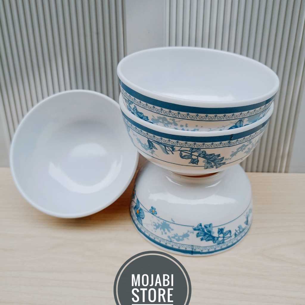 Jual 6pcs Mangkok Kecil Melamin 3.5 Inch - Mangkok Motif Bunga ...