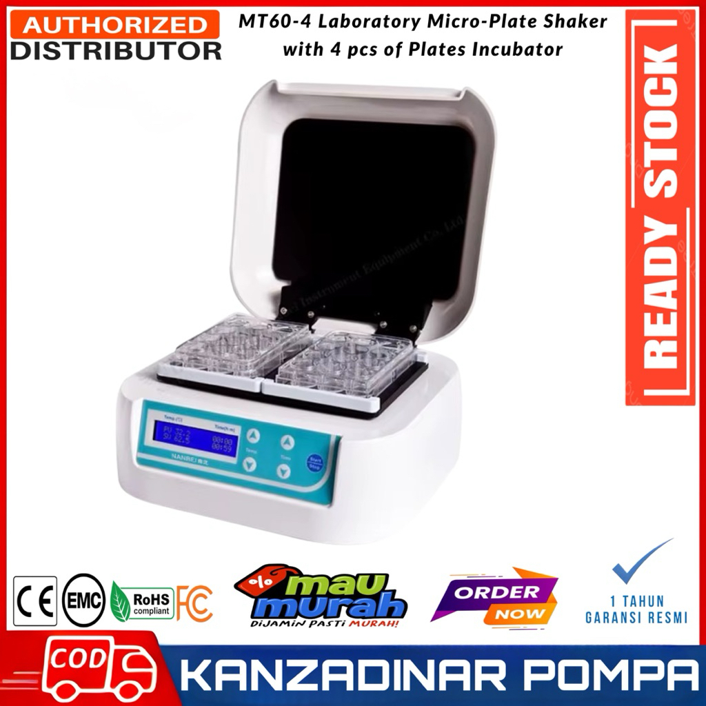 Jual MT60-4 Laboratory Micro-Plate Shaker with 4 pcs of Plates ...