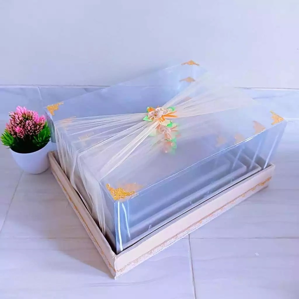 Jual Kotak Seserahan Pernikahan Premium Set Lengkap Isi 4 Box Hantaran Parcel Pernikahan Mika ...