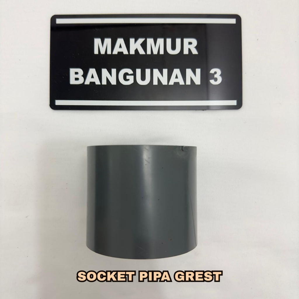 Jual MB3 - SOCKET PIPA GREST | SOCKET PIPA PVC | SAMBUNGAN PIPA ...
