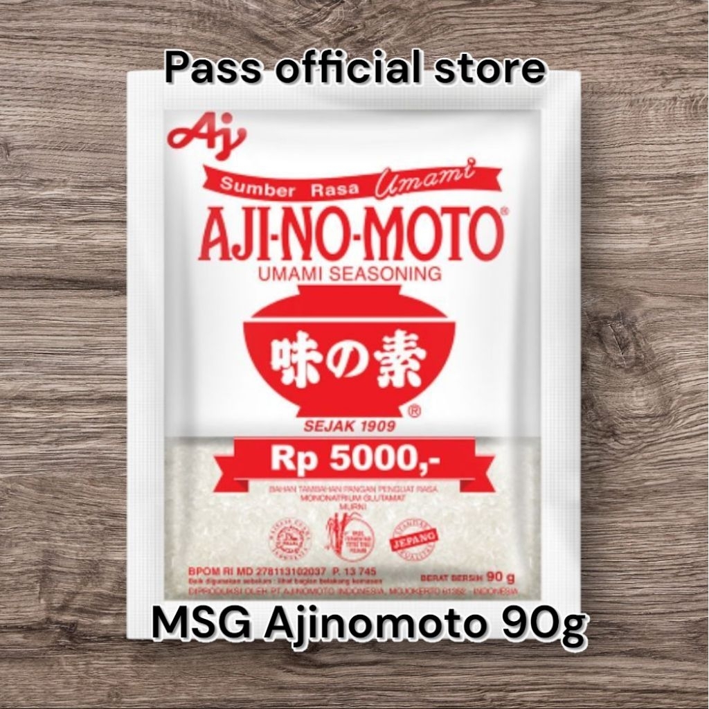 Jual MSG Ajinomoto 90g/100g | Shopee Indonesia
