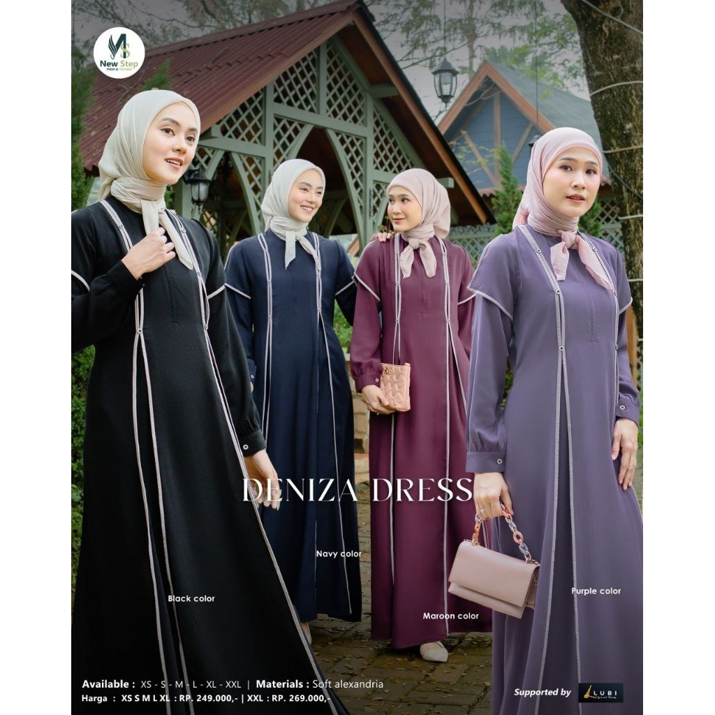 Jual GAMIS DENIZA DRESS BY NEWSTEP NEW STEP LUBI FASHION || BAJU BUSANA ...